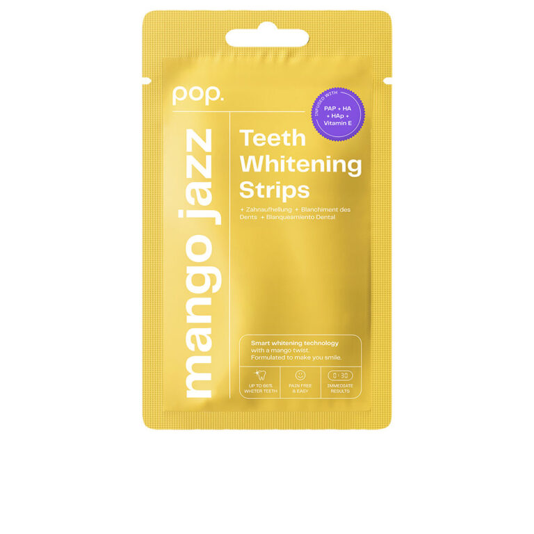 POP. Mango Flavored Whitening Strips 7 Units - Parfumselect